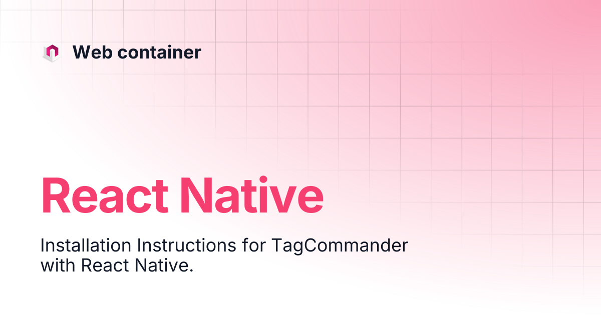React Native | Web container