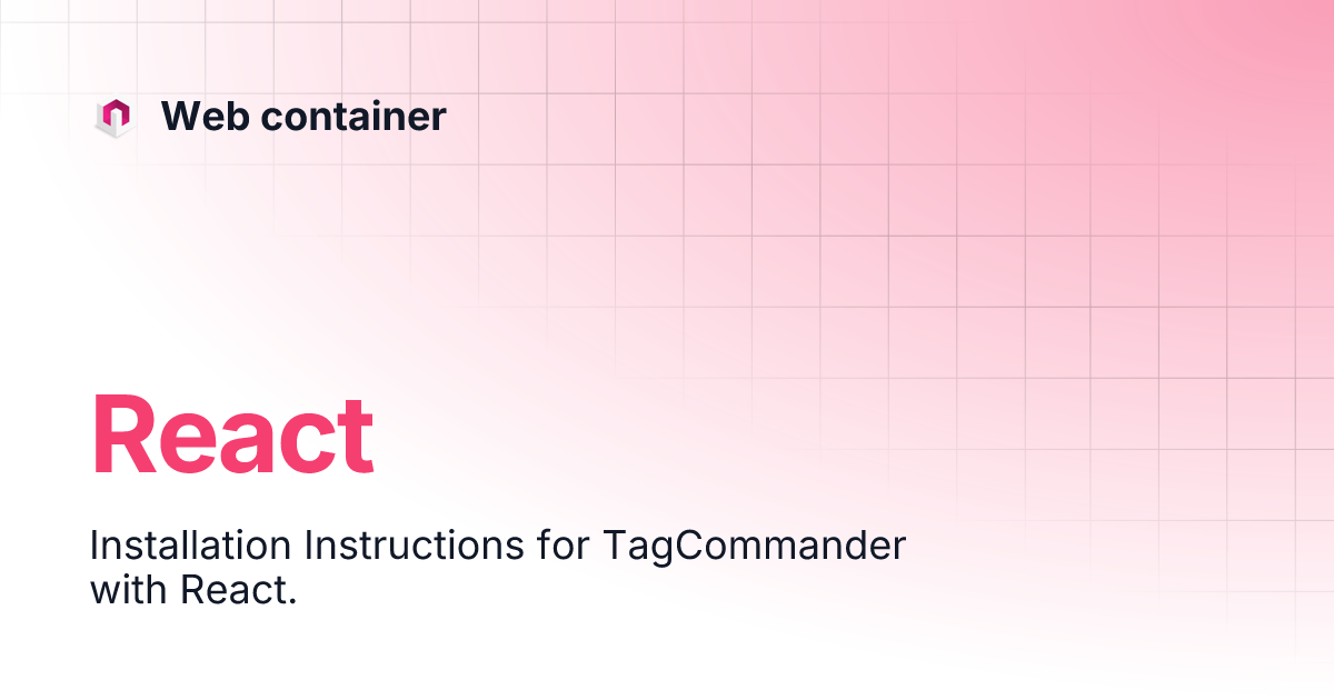 React Web Container